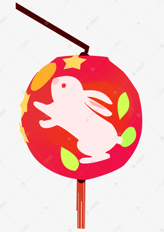 新年兔子灯笼素材图片免费下载-千库网