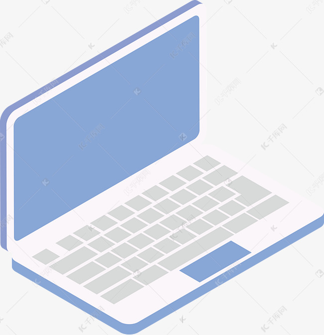 浅色商务办公电脑素材图片免费下载-千库网