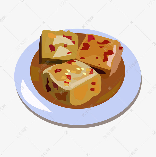 切开的饼干小吃插图素材图片免费下载-千库网