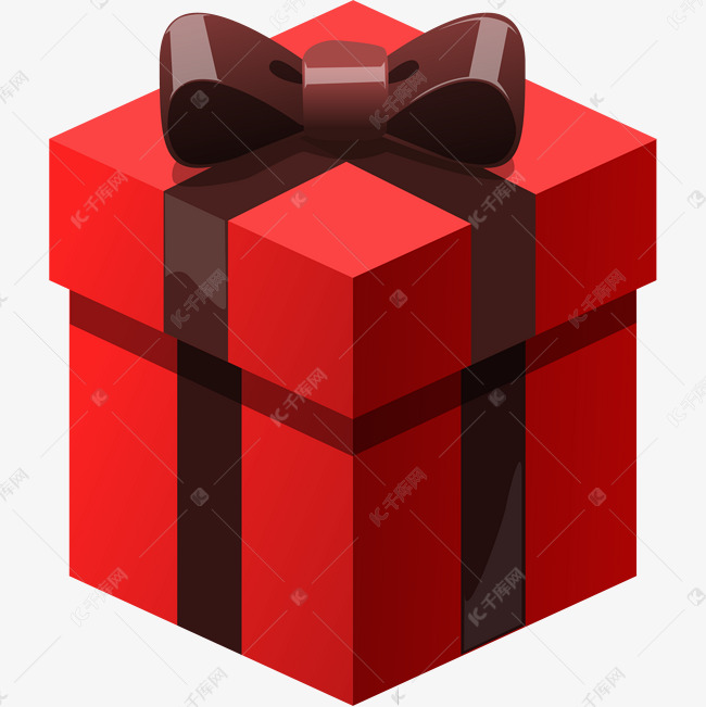 立体风格矢量红色盒子素材图片免费下载-千库网