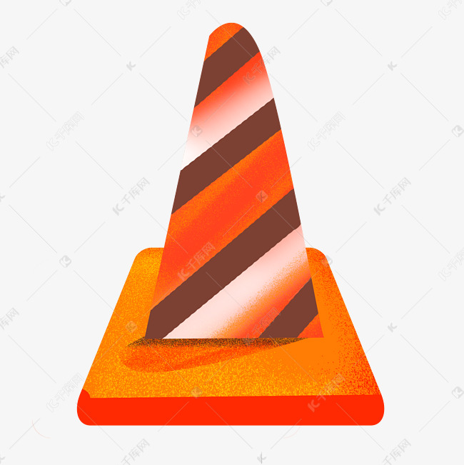 红色的路障素材图片免费下载-千库网