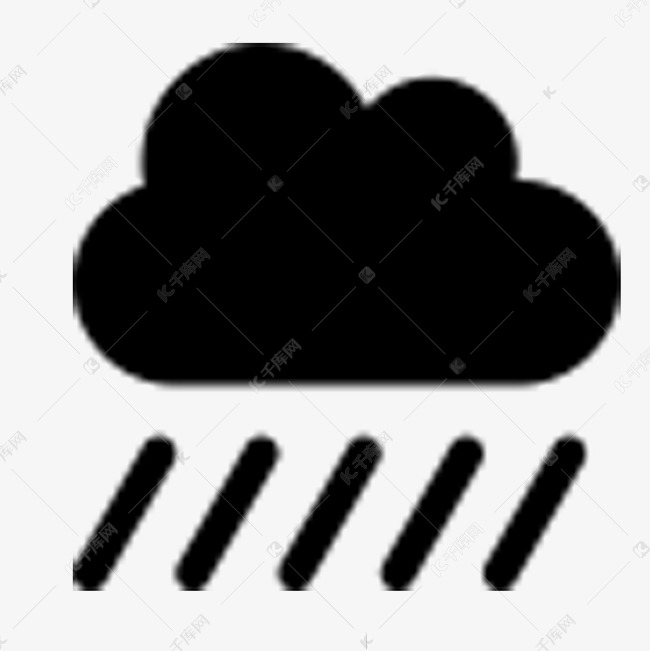 下雨天气图标设计素材图片免费下载-千库网