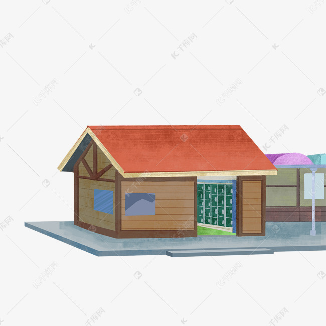 卡通房屋PNG下载素材图片免费下载-千库网