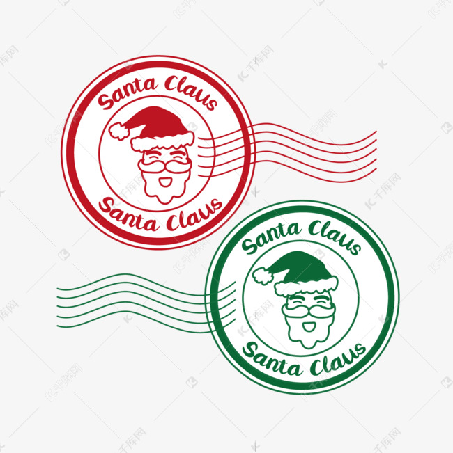 svg圆形圣诞老人标识素材图片免费下载-千库网