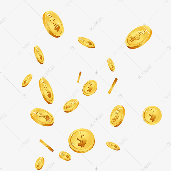 金币icon金币雨素材图片免费下载-千库网