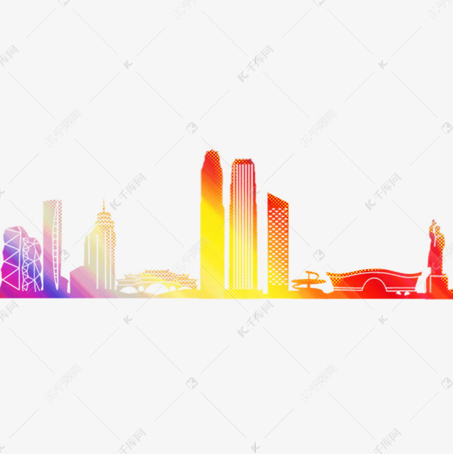 地标建筑群素材图片免费下载-千库网