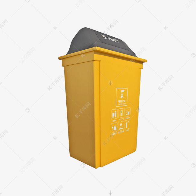 仿真分类垃圾桶png图素材图片免费下载-千库网