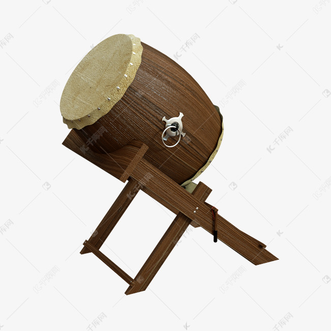 古代乐器木鼓素材图片免费下载-千库网