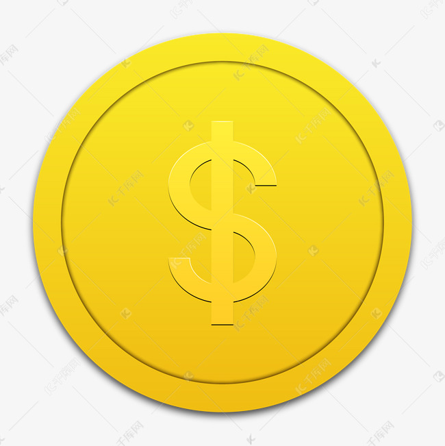 美元金币icon素材图片免费下载-千库网