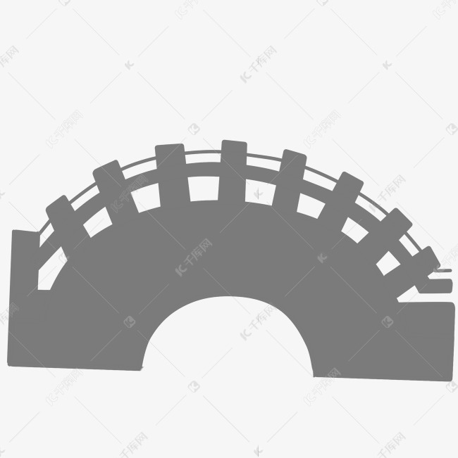 公园拱桥素材图片免费下载-千库网