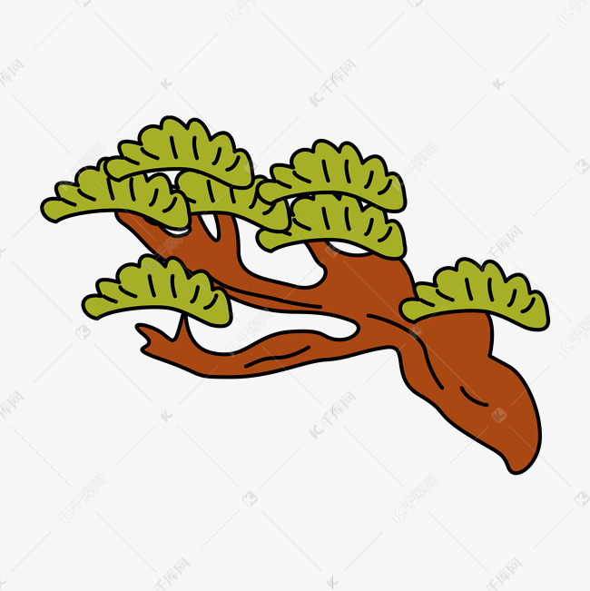 卡通大树素材图片免费下载-千库网