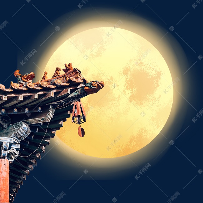 中秋节月圆素材图片免费下载-千库网