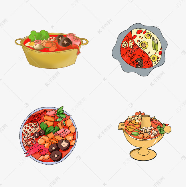 美食火锅图标素材图片免费下载-千库网