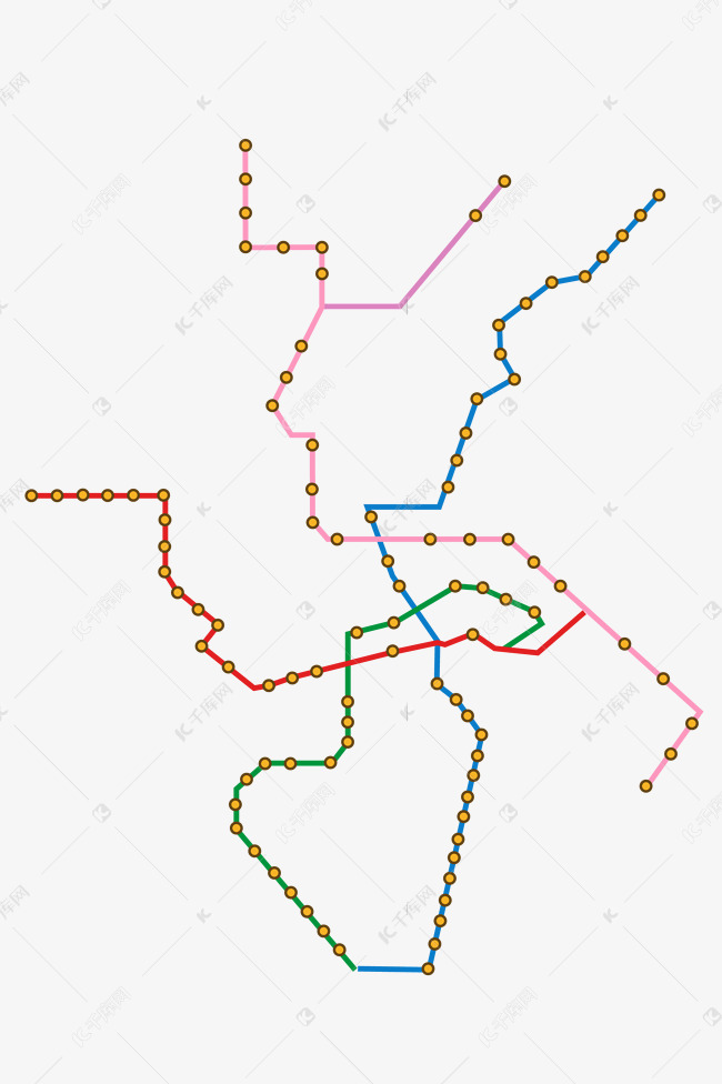 重庆地铁线路图素材图片免费下载-千库网