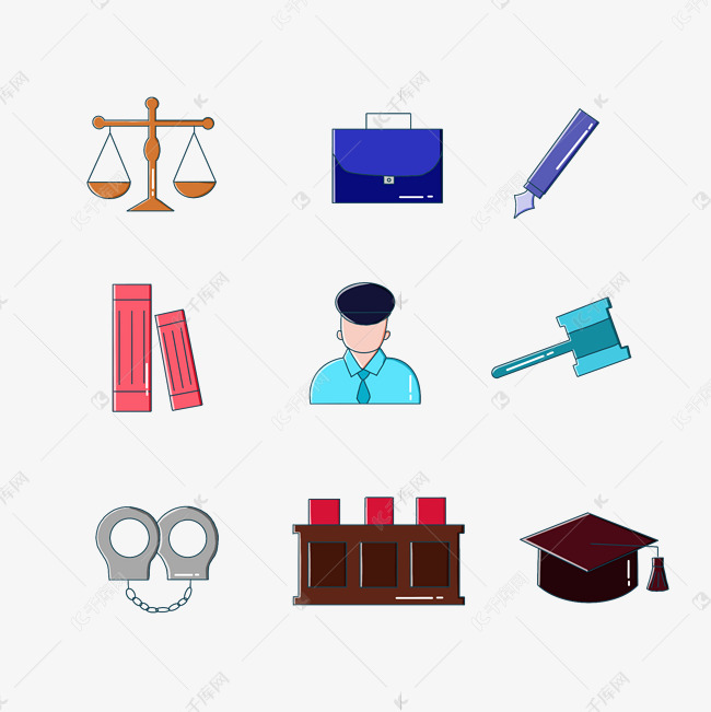 法律律师图标素材图片免费下载-千库网