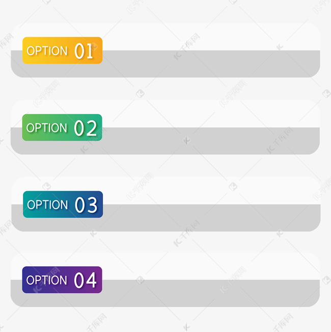 商务数字PPT标签素材图片免费下载-千库网