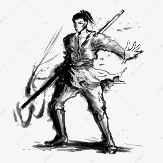 古风剑客素材图片免费下载-千库网