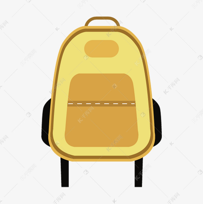 黄色书包素材图片免费下载-千库网