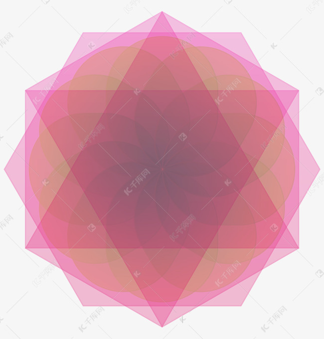 创意渐变三角形图形素材图片免费下载-千库网