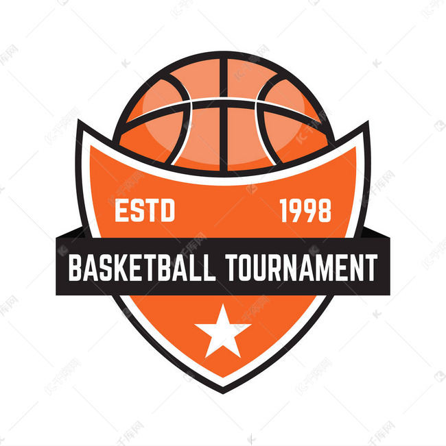 Basketball sport emblems. Design element for poster, logo, label ...