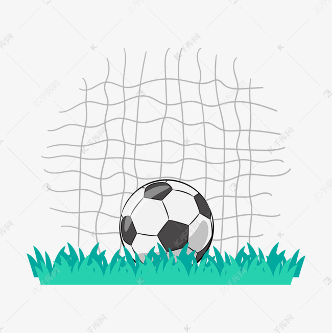 草地球网足球目标剪贴画素材图片免费下载-千库网