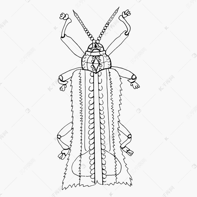 甲壳虫乐队的着色。素材图片免费下载-千库网
