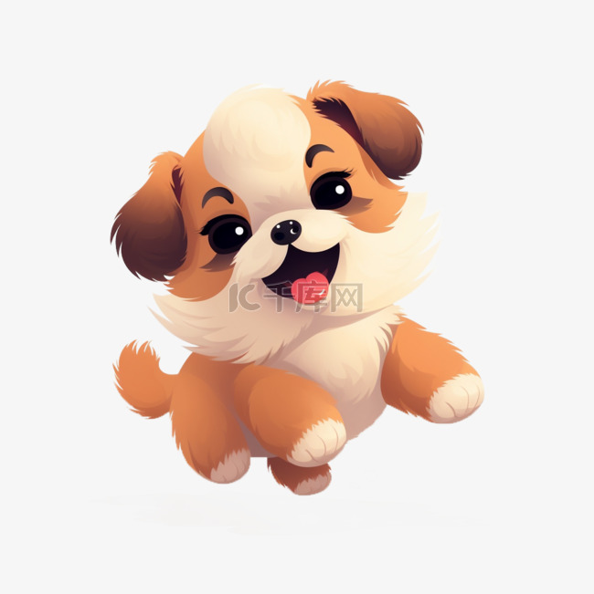 卡通可爱小狗动物狗素材图片免费下载-千库网