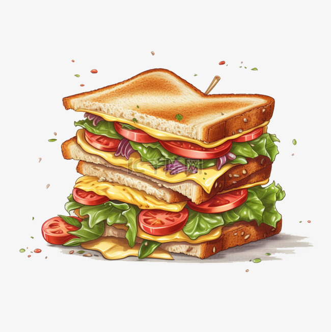 扁平插画手绘免抠元素素材图片免费下载-千库网