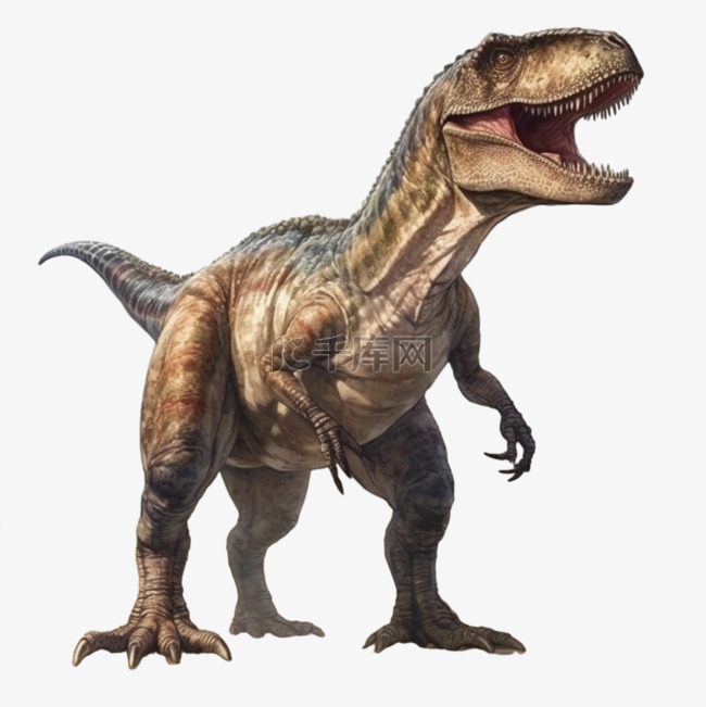 卡通手绘动物霸王龙素材图片免费下载-千库网