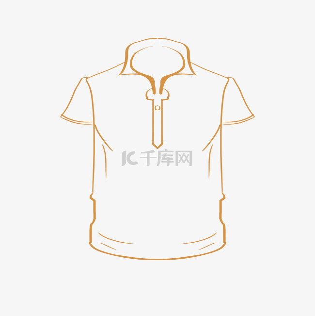 卡通手绘衬衫服装图素材图片免费下载-千库网