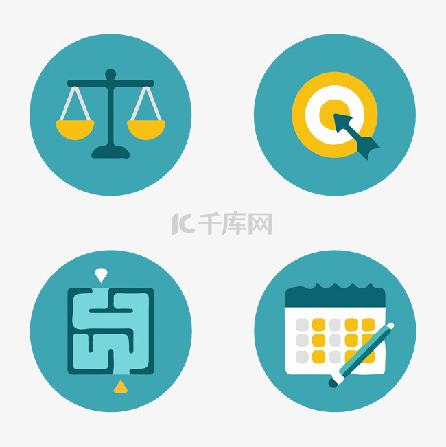 商务办公逻辑思维矢量免扣素材图片免费下载-千库网