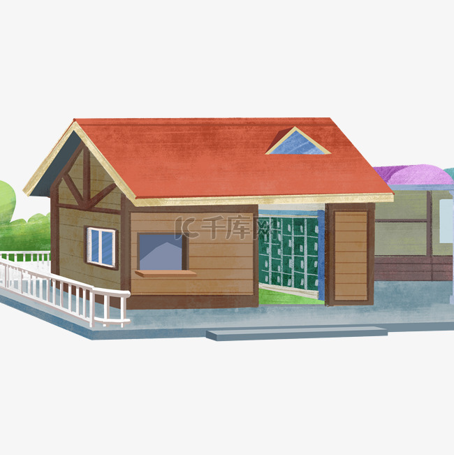 卡通房屋PNG下载素材图片免费下载-千库网