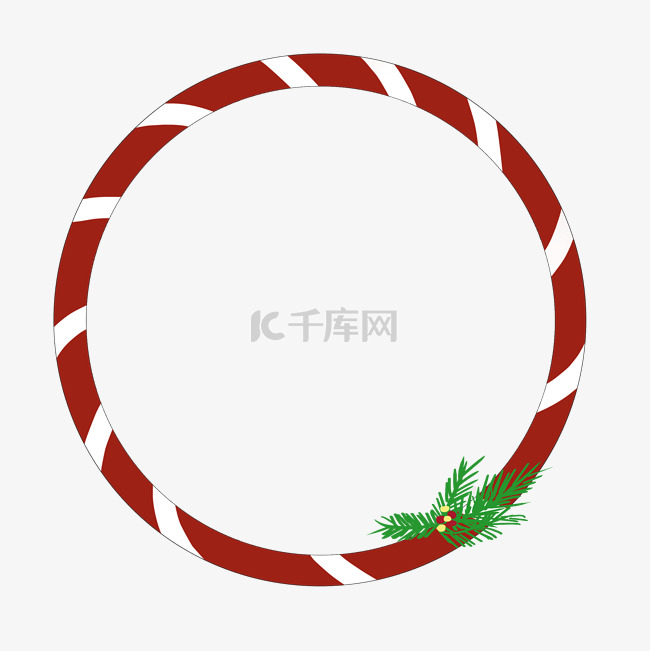 圣诞节圆形素材图片免费下载-千库网