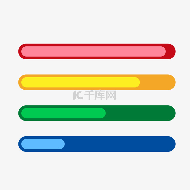 彩色条形图素材图片免费下载-千库网