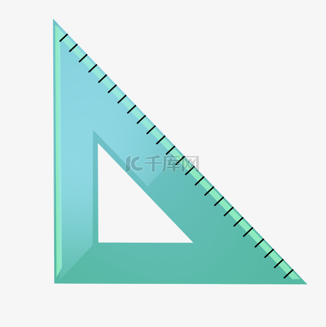 学习用品三角尺素材图片免费下载-千库网