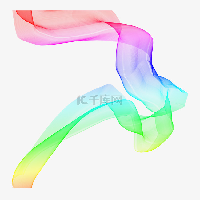 彩色丝带素材图片免费下载-千库网