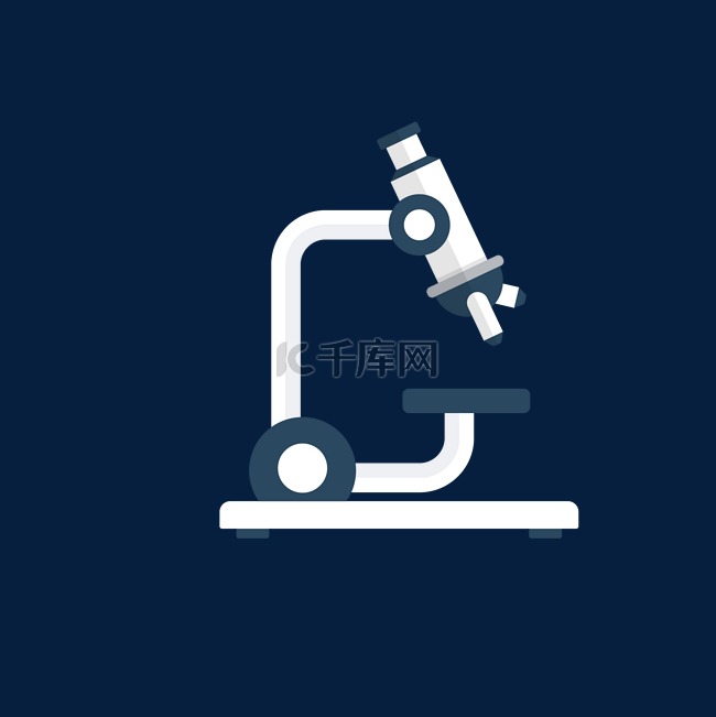 实验用的卡通显微镜素材图片免费下载-千库网