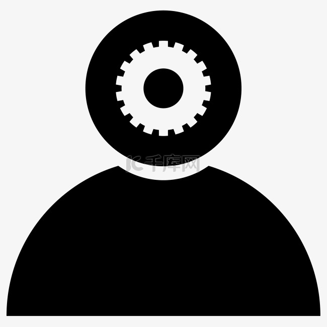 扁平管理员图标素材图片免费下载-千库网