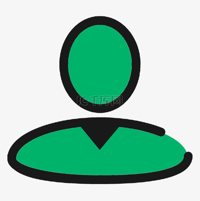 手绘我的卡通图标素材图片免费下载-千库网