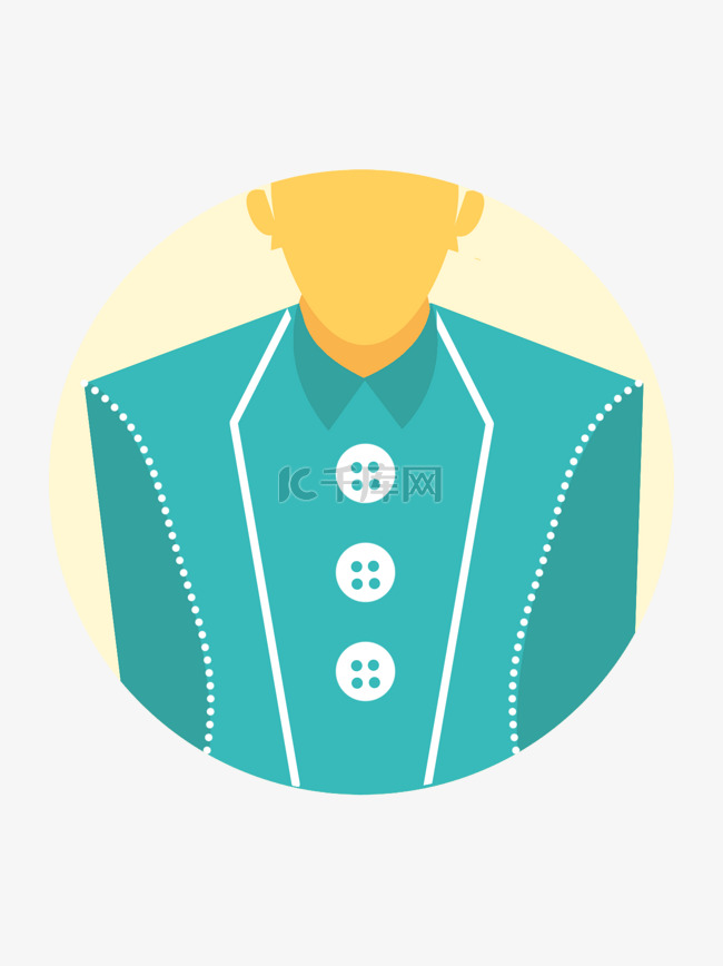 卡通绿色衬衫免抠png素材图片免费下载-千库网