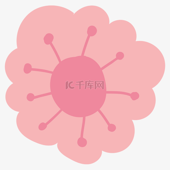 粉色花朵 素材图片免费下载-千库网