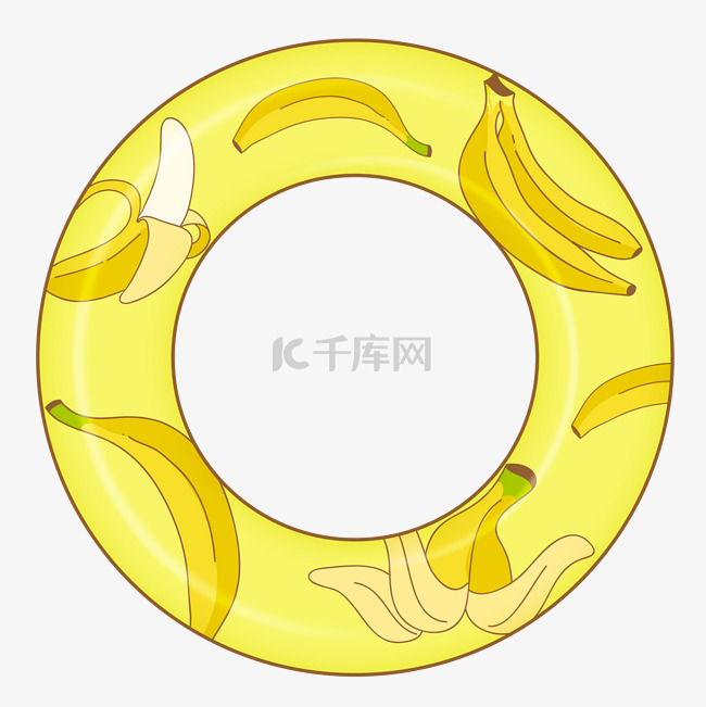 卡通游泳圈png素材图片免费下载-千库网