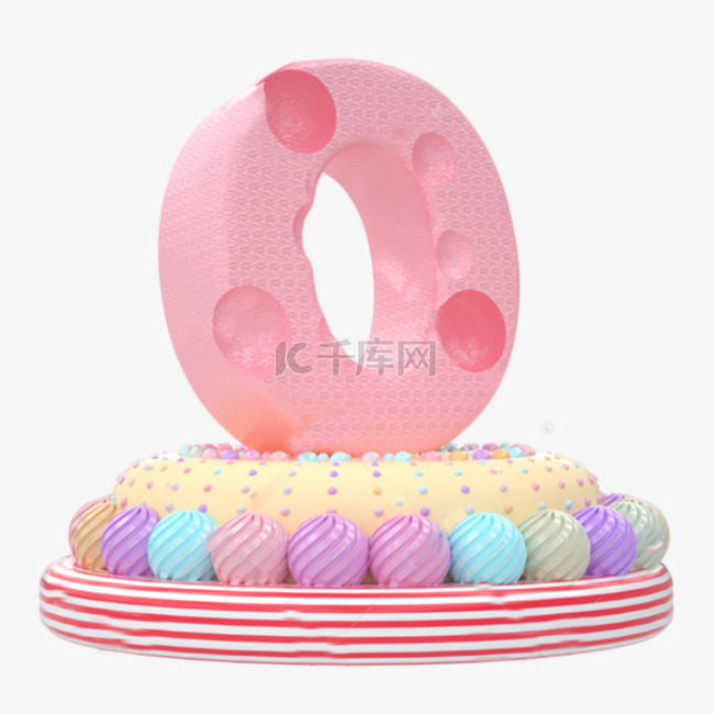 少女风字母O素材图片免费下载-千库网