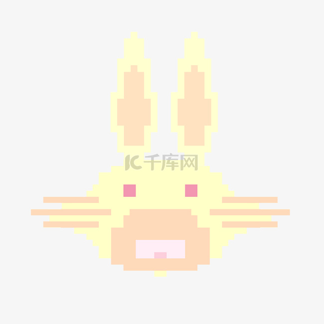 黄色兔子 素材图片免费下载-千库网