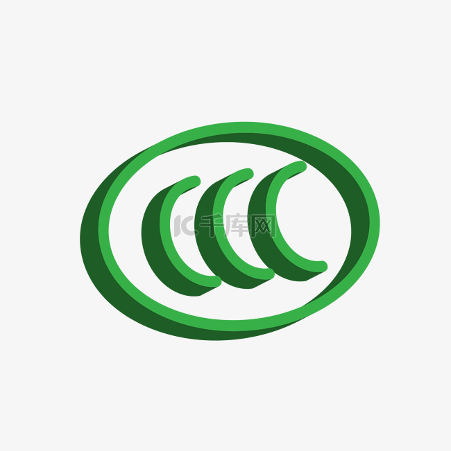 绿色3C标志素材图片免费下载-千库网