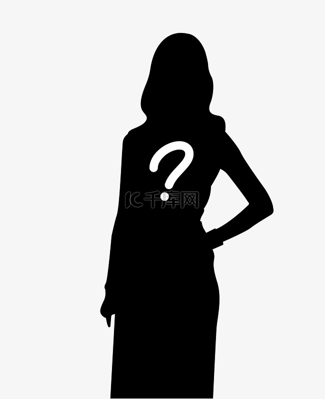 神秘人黑影背影素材图片免费下载-千库网