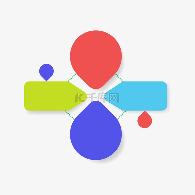 彩色PPT装饰插画素材图片免费下载-千库网