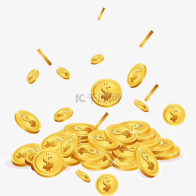 金币icon手绘金币素材图片免费下载-千库网