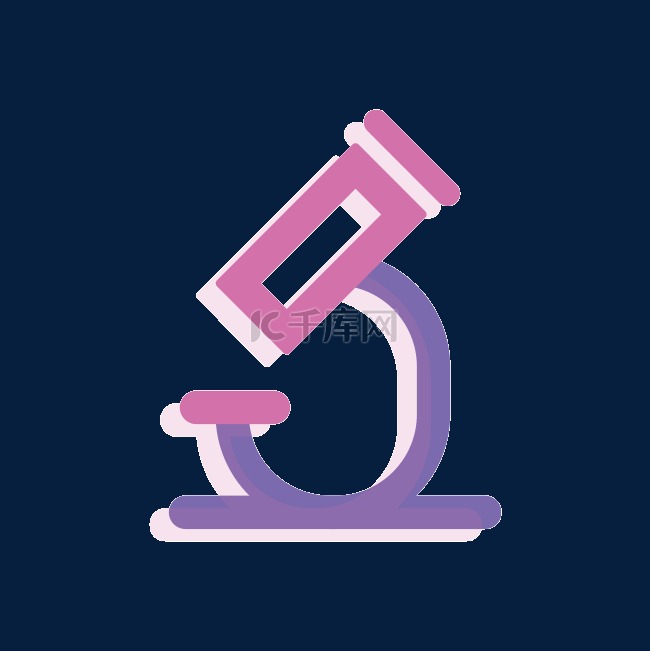 双色线性医疗健康显微镜ICON素材图片免费下载-千库网