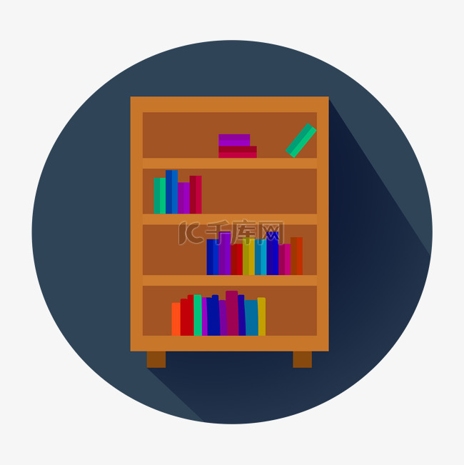 书架图标素材图片免费下载-千库网